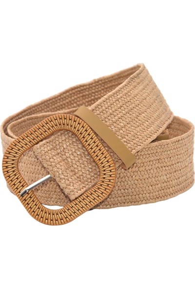 Baosity Kadın Geniş Saman Dokuma Bel Kemeri Elastik (Yurt Dışından) Baosity Kadın Geniş Saman Dokuma Bel Kemeri Elastik (Yurt Dışından)