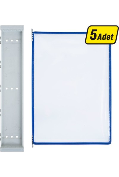 Gürsel Evrak Şömizi -5'li Plastik Set Gürsel Evrak Şömizi -5'li Plastik Set