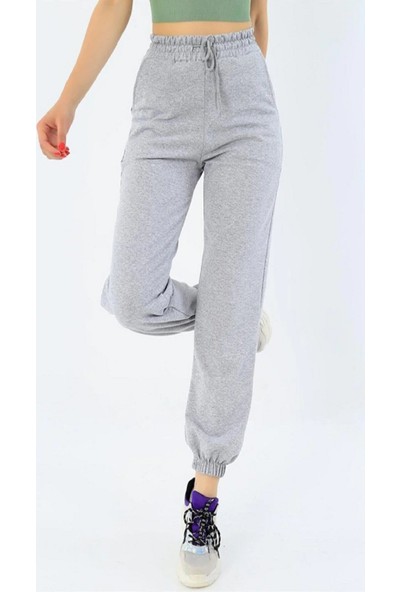 Karaduman Tekstil Gri Kelepçe Paça Eşofman Altı