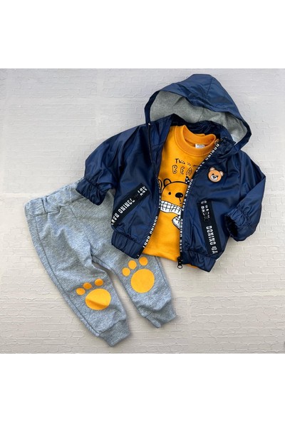Bebek Takım 6-24 Ay Ayıcık Armalı Lacivert Bebek Takım 6-24 Ay Ayıcık Armalı Lacivert