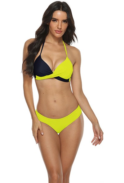 Yihang Boutique 2022 Bölünmüş Mayo Renk Yeşil Yaprak Bikini (Yurt Dışından) Yihang Boutique 2022 Bölünmüş Mayo Renk Yeşil Yaprak Bikini (Yurt Dışından)