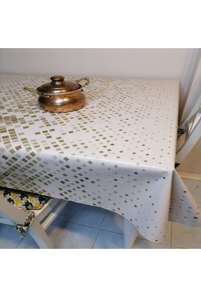 Elyaflı Pvc Muşamba - Desenli Silinebilir Masa Örtüsü