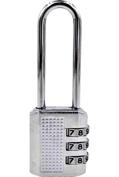 Neler Geldi Neler Şifreli Asma Kilit 38MM Uzun Dolap Çekmece Çanta Kilidi Asker Okul Kilit Gümüş Renk 9.5 cm Uzunluk Neler Geldi Neler Şifreli Asma Kilit 38MM Uzun Dolap Çekmece Çanta Kilidi Asker Okul Kilit Gümüş Renk 9.5 cm Uzunluk