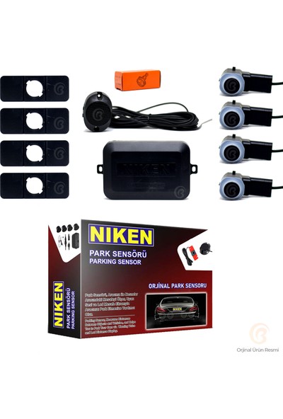 Niken Lens Görünümlü Sesli Park Sensörü Siyah Niken Lens Görünümlü Sesli Park Sensörü Siyah