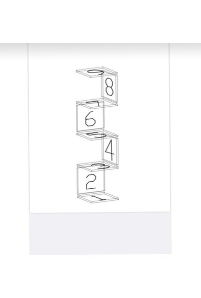 Yiğit Decoration Çok Amaçlı Dekoratif Kitaplık