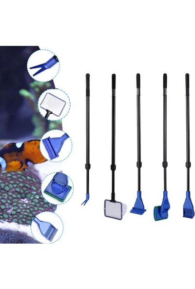 GTNist 5 In 1 Akvaryum Tankı Bakım ve Temizleme Seti