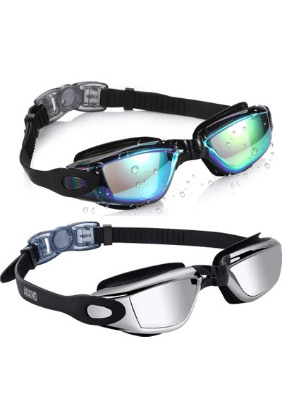 Aegend 2'li Yüzücü Gözlüğü Deniz Havuz Gözlüğü (Yurt Dışından)