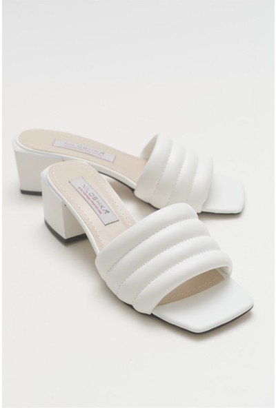 Niloshka Marcıe White Slipper Niloshka Marcıe White Slipper