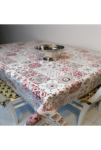 Elyaflı Pvc Muşamba - Desenli Silinebilir Masa Örtüsü