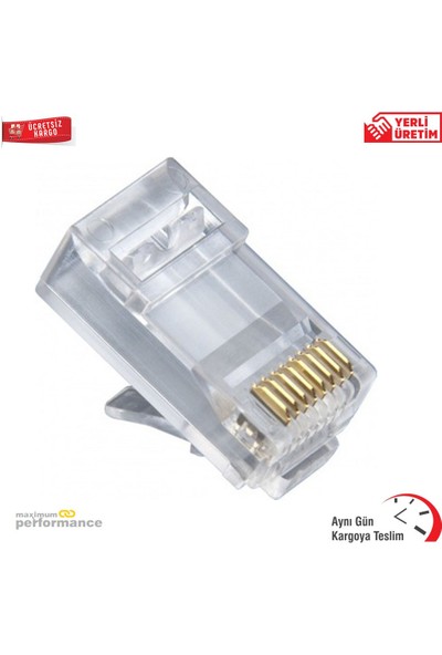 OKÇU KARDEŞLER YAPI MARKET RJ45 Internet Ethernet Network Kablosu Bağlantı Jakı (10 Adet) OKÇU KARDEŞLER YAPI MARKET RJ45 Internet Ethernet Network Kablosu Bağlantı Jakı (10 Adet)
