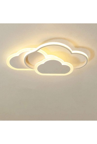 Goeco LED Tavan Işık, Ev Dekorasyonu Tavan Aydınlatma, 32W Beyaz Akrilik Avize, Yatak Odası Için Bulut Şekilli Tavan Lambası, Oturma Odası, Yemek Odası, 3000K Sıcak Işık (Yurt Dışından) Goeco LED Tavan Işık, Ev Dekorasyonu Tavan Aydınlatma, 32W Beyaz Akrilik Avize, Yatak Odası Için Bulut Şekilli Tavan Lambası, Oturma Odası, Yemek Odası, 3000K Sıcak Işık (Yurt Dışından)