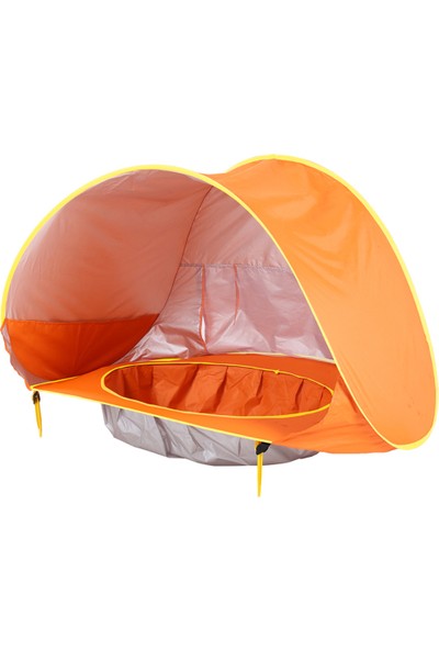 Goodtool Çocuk Yüzme Havuzlu Plaj Çadırı - Turuncu (Yurt Dışından)