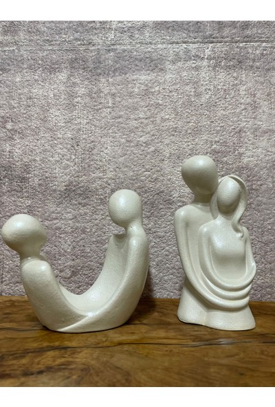 Sevgili Dekoratif Mumluk & Biblo Ikili Set Model 2