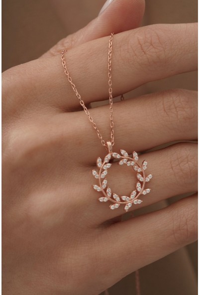 Chaseldor Beyaz Taşlı Buket Kolye