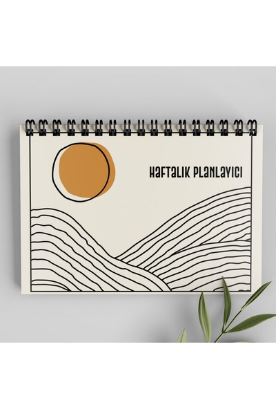 Apeirona Haftalık Planlayıcı | Çelik Spiralli | Özel Ürün | 52 Yaprak Apeirona Haftalık Planlayıcı | Çelik Spiralli | Özel Ürün | 52 Yaprak