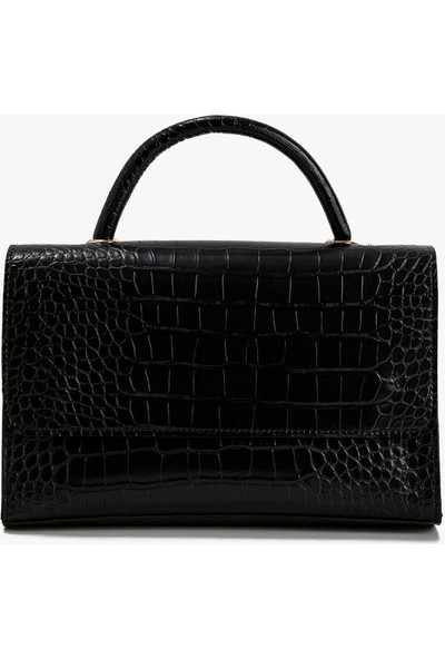Kroko Görünümlü Çanta