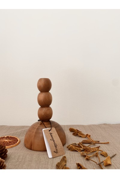 Homeyandlovey Ahşap Şamdan Trımo Dekoratif Gürgen Ağacı Şamdan, Mumluk, Tamamen El Işçiliği ve Özel Yapım Homeyandlovey Ahşap Şamdan Trımo Dekoratif Gürgen Ağacı Şamdan, Mumluk, Tamamen El Işçiliği ve Özel Yapım