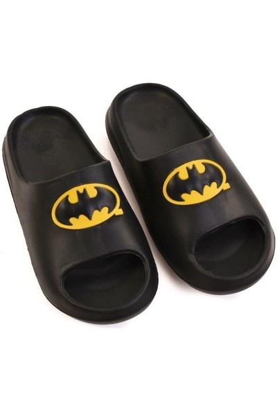 Batman Erkek Kaymaz Taban Yeezy Slide Siyah Terlik Batman Erkek Kaymaz Taban Yeezy Slide Siyah Terlik