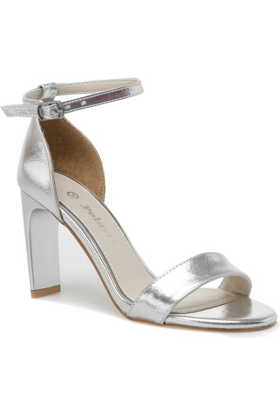Polaris 317185P.Z 2fx Gümüş Kadın Topuklu Ayakkabı