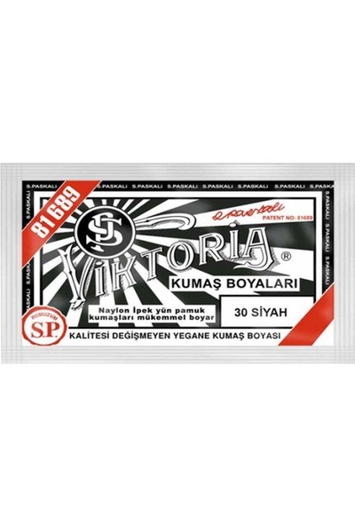 Viktoria Kumaş Boyası 81689 | Siyah Viktoria Kumaş Boyası 81689 | Siyah