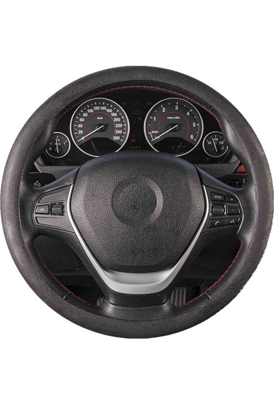 Perflex Silikon Direksiyon Kilifi Siyah Düz