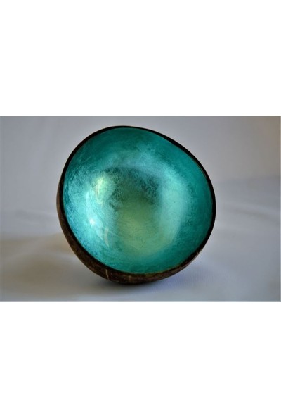 Pera Natural Store Doğal Hindistan Cevizi Kase / Coconut Bowl - Turkuaz Lake Kaplama Pera Natural Store Doğal Hindistan Cevizi Kase / Coconut Bowl - Turkuaz Lake Kaplama