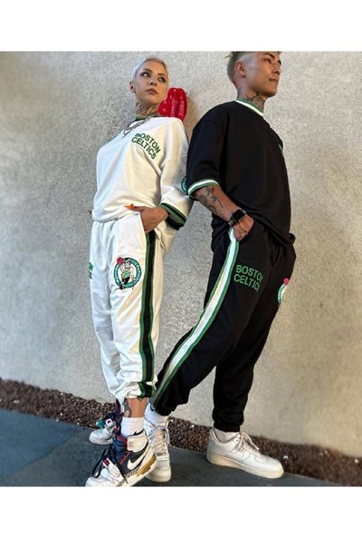 Silver Belt Textil Beyaz Ikili Takım Tişört ve Eşofman Silver Belt Textil Beyaz Ikili Takım Tişört ve Eşofman