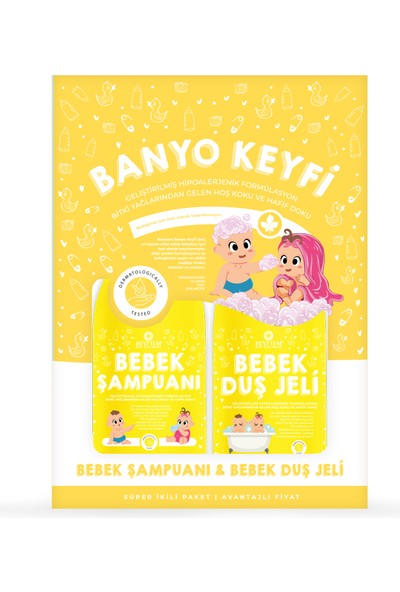 Besttem Bebek Banyo Keyif Seti (Şampuan&duşjeli)