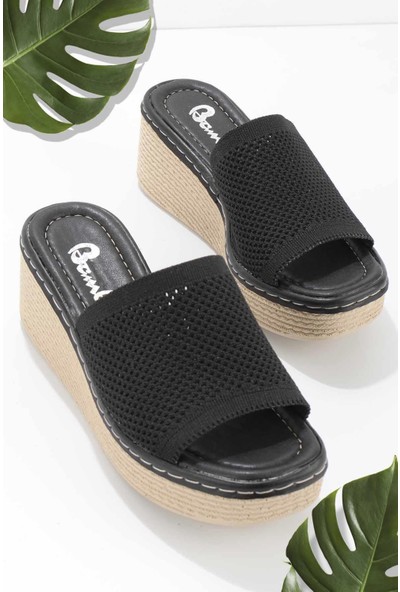 Bambi Siyah File Kadın Terlik K04197046022 Bambi Siyah File Kadın Terlik K04197046022