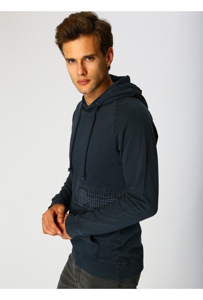 Only & Sons Lacivert Hoodie Sweatshirt