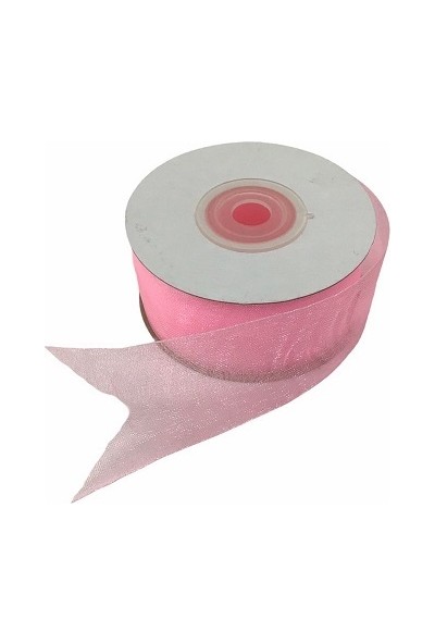 Organze Kurdele 3 cm (25 Mt) Bebe Pembe Organze Kurdele 3 cm (25 Mt) Bebe Pembe