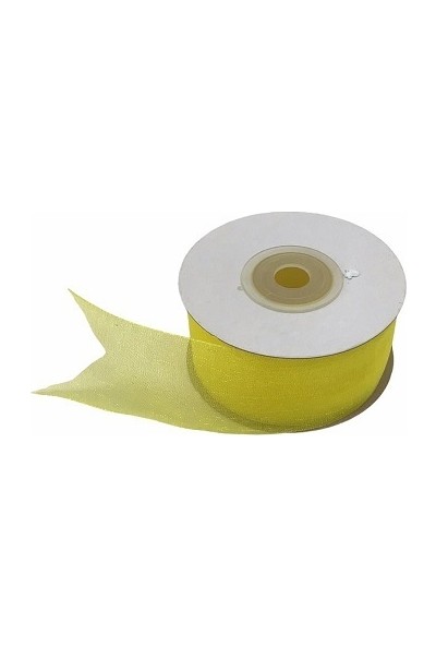 Erdal Ticaret Organze Kurdele 06 cm (25 Mt) Sarı Erdal Ticaret Organze Kurdele 06 cm (25 Mt) Sarı