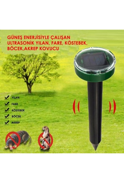 Schulzz Solar Güneş Enerjili Akrep,köstebek,yılan Fare Kovucu 1000 M2 Etkili Yuvarlak Schulzz Solar Güneş Enerjili Akrep,köstebek,yılan Fare Kovucu 1000 M2 Etkili Yuvarlak
