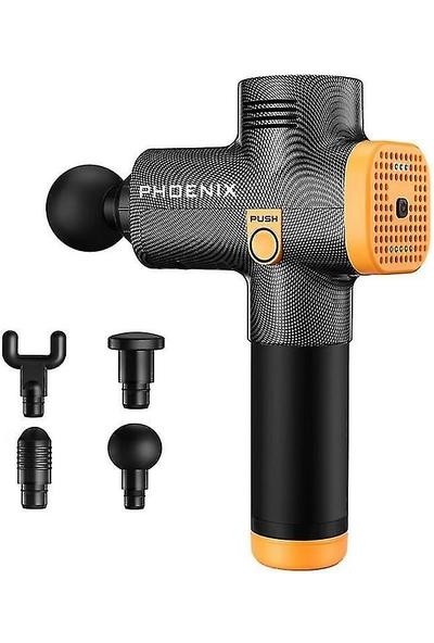 Xinhang Phoenix A2 Masaj Siyah Vücut Masajı Elektrikli 4 Kafaları Tabanca Masajı Phoenix MG55008 (Yurt Dışından) Xinhang Phoenix A2 Masaj Siyah Vücut Masajı Elektrikli 4 Kafaları Tabanca Masajı Phoenix MG55008 (Yurt Dışından)