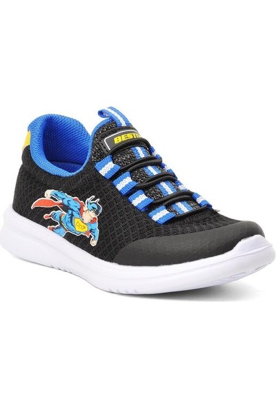 Pabucmarketi Siyah-Saks Fileli Bağcıksız Erkek Çocuk Spor Ayakkabı Pabucmarketi Siyah-Saks Fileli Bağcıksız Erkek Çocuk Spor Ayakkabı