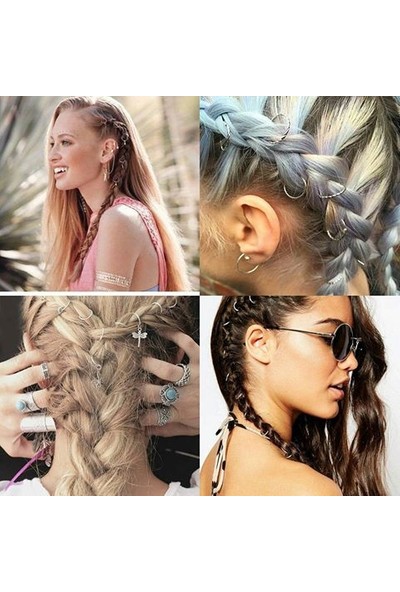 Saç Piercingi - Saç Yüzüğü - Silver Saç Piercingi - Saç Yüzüğü - Silver