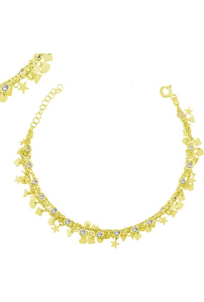 York Nevada Gümüş Şans Bayan Bileklik