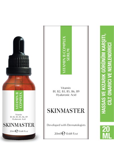 Skin Master Cilt Yenileyici Cilt Bariyerini Güçlendirmeye Yardımcı Vita-B Complex Serum (%10 Vita-B + Ha) Skin Master Cilt Yenileyici Cilt Bariyerini Güçlendirmeye Yardımcı Vita-B Complex Serum (%10 Vita-B + Ha)
