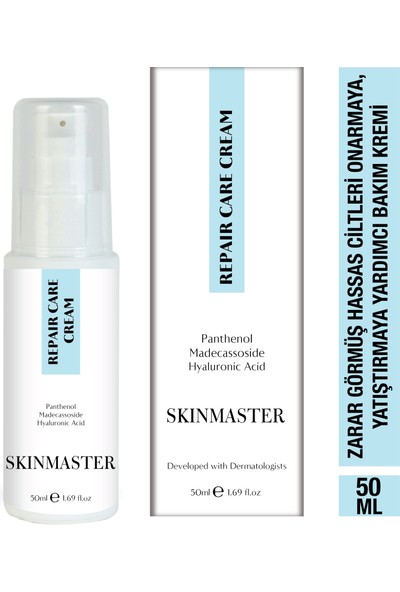 Skin Master Hassas Ciltleri Onarmaya ve Yatıştırmaya Yardımcı Bakım Kremi ( Panthenol %5 + Madecassoside + Ha)