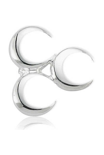 York Nevada Gümüş Üç Hilal Rozet