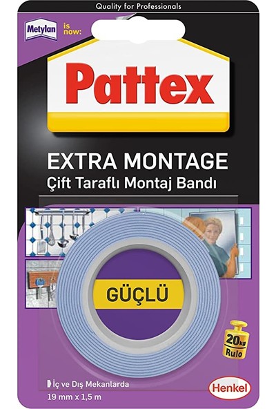 Berlin Shop Henkel - Pattex-Extra Montaj Tamir Bandı 19MM x 150M Berlin Shop Henkel - Pattex-Extra Montaj Tamir Bandı 19MM x 150M