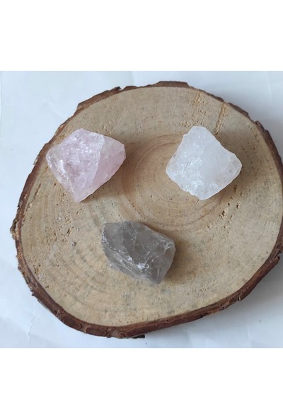 Candle's Flame Pembe Kristal Dumanlı Kuvars 3 Adet Candle's Flame Pembe Kristal Dumanlı Kuvars 3 Adet