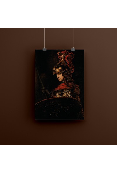 Pallas Athena Poster (Pallas Athene) - Rembrandt Van Rijn