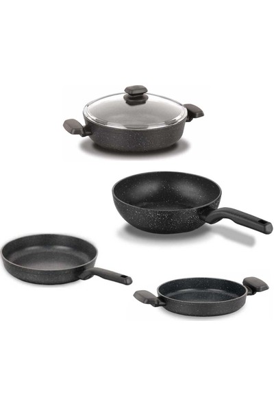 Korkmaz Ornella Karnıyarık Tava Wok Sahan Set 24 cm
