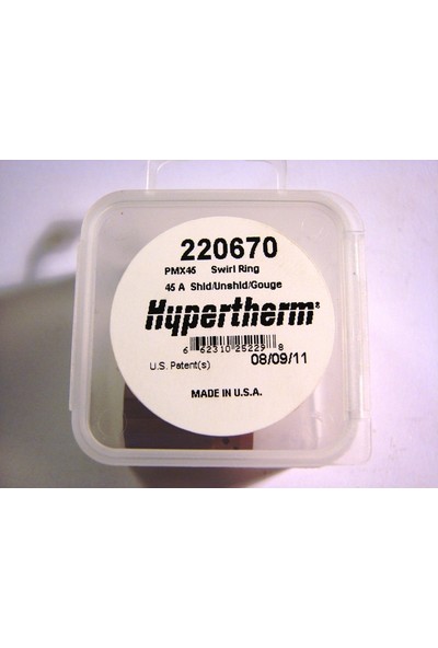 Hypertherm 220670 Ring Hypertherm 220670 Ring