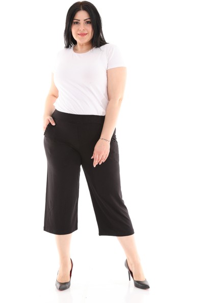 ŞAHBAZ Büyük Beden Rahat Kalıp Kapri ŞAHBAZ Büyük Beden Rahat Kalıp Kapri