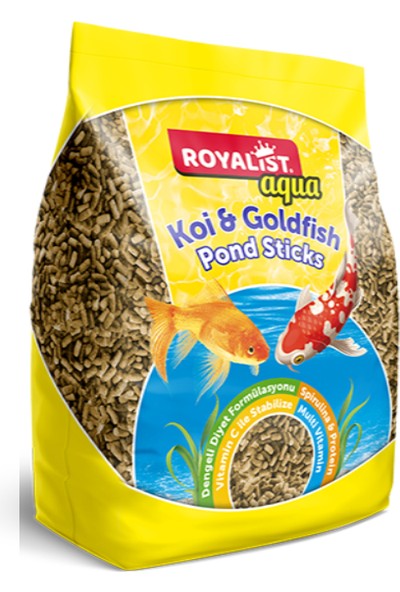 Royalist Aqua Koi & Goldfish Pond Sticks Natural Balık Yemi 1 kg Royalist Aqua Koi & Goldfish Pond Sticks Natural Balık Yemi 1 kg