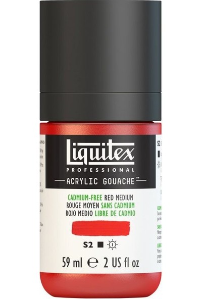 Liquitex Professional Akrilik Guaj Boya 59 ml Kadmiyumsuz Kırmızı Orta 894 S2 Liquitex Professional Akrilik Guaj Boya 59 ml Kadmiyumsuz Kırmızı Orta 894 S2