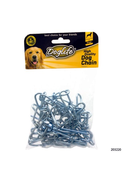 Doglife Bahçe Bağlama Zinciri 5MM/183CM Doglife Bahçe Bağlama Zinciri 5MM/183CM