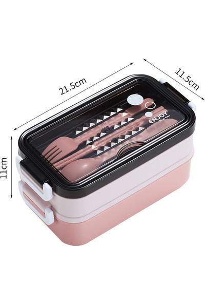 Fantastic Shop Yeniden Isıtılabilir Öğle Yemeği Kutusu - Pembe (Yurt Dışından)